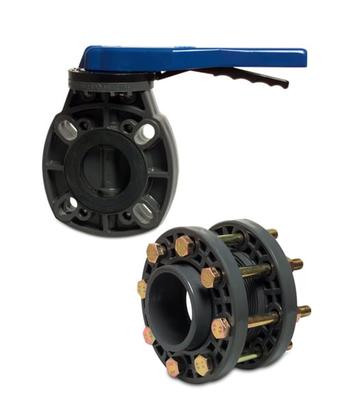 Flanged PVC Butterfly Valve - Automated Environmental Systems