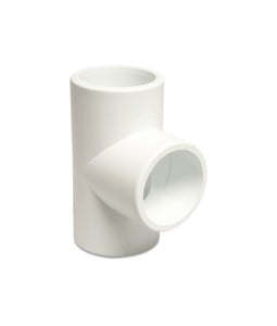 White PVC T-Piece | Automated Environmental Systems