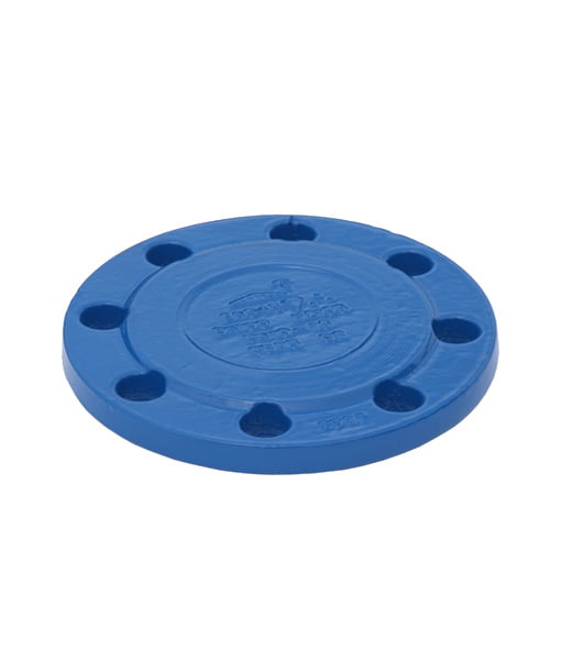 Ductile Iron Blank Flange for Potable Water (Blue) - AES