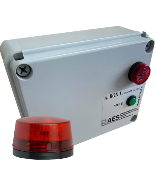 AES High Level Pump Alarm with Battery Backup, External Beacon and ...