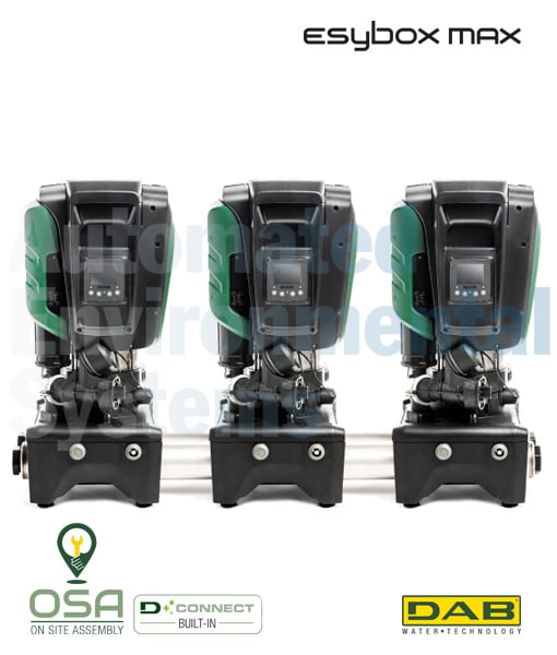 DAB ESYBOX MAX Triple Electronic Cold Water Booster Set - Automated ...