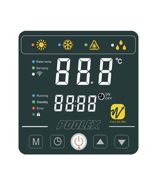 Poolex Vertigo Fi Inverter Heat Pump with Wi-Fi for Swimming Pools ...